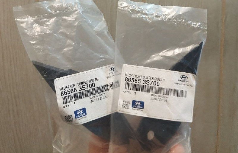 شبکه بغل پرژکتور هیوندای سوناتا YF 2014 برند اصلی جنیون پارت با کد فنی 86565 3S700 86566 3S700 ...